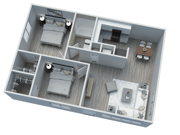 Floor Plans of Monte Vista Apartments | Clovis, CA Luxury Apartments