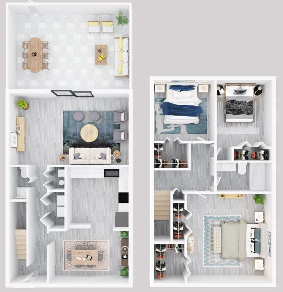 Indianapolis IN Apartments | Berkley Commons Floor Plans