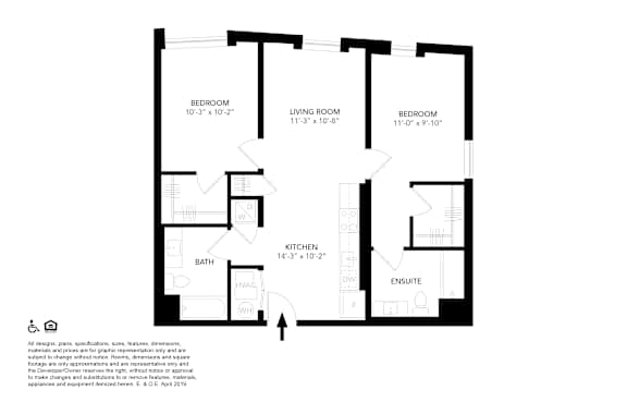 Floor Plans of The Residences at City Modern in Detroit, MI