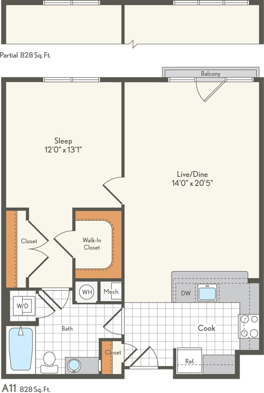Floor Plans of The Alaire Twinbrook Station Apartments in Rockville, MD