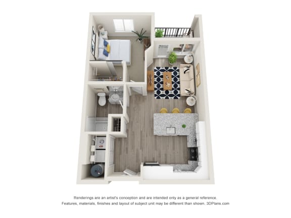 Floor Plans of Main Street Lofts in Oak Ridge, TN