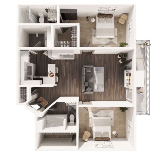 Floor Plans of Wellspring Apartments in Columbia, SC