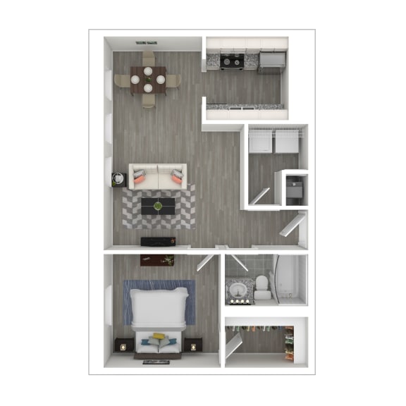 Floor Plans of Gayoso House at Peabody Place | Apartments in Memphis, TN
