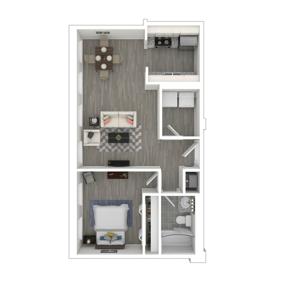 Floor Plans of Gayoso House at Peabody Place | Apartments in Memphis, TN