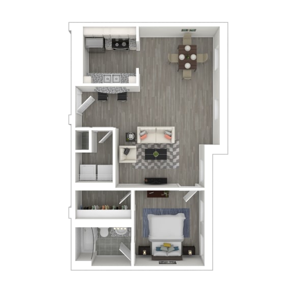 Floor Plans of Gayoso House at Peabody Place | Apartments in Memphis, TN