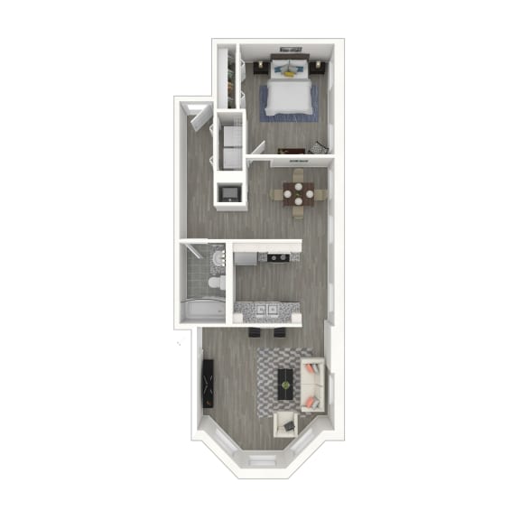 Floor Plans of Gayoso House at Peabody Place | Apartments in Memphis, TN
