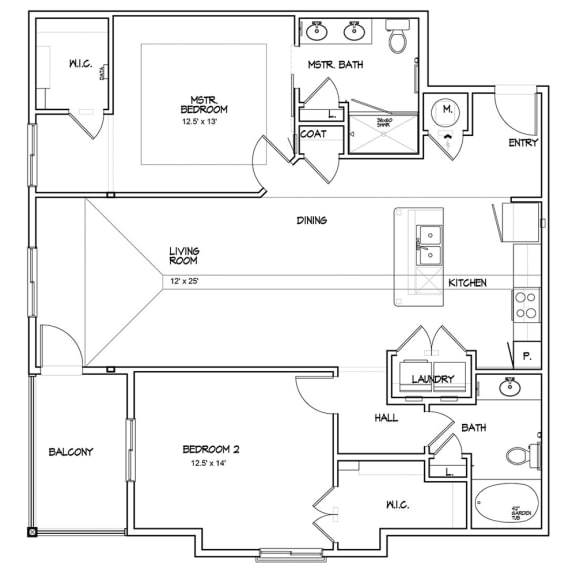 Floor Plans of Main Street Lofts in Oak Ridge, TN