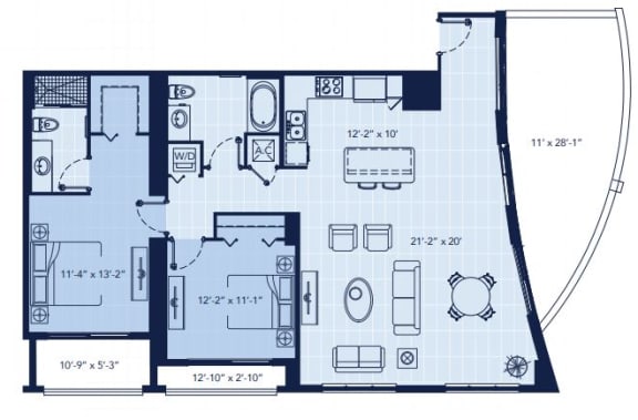 Studio, 1, 2 & 3 Bedroom Apartments in Fort Lauderdale | Regatta at New ...