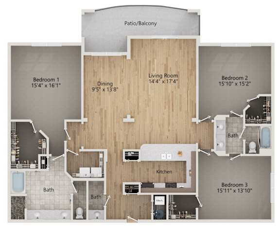 One, Two, & Three-Bedroom Luxury Apartments in Atlanta, GA