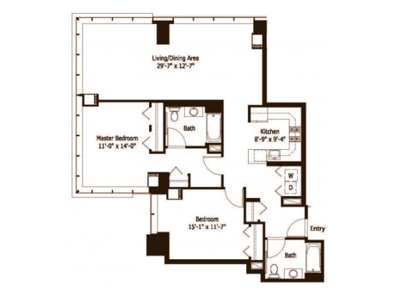 Floor Plans of Hartford 21 in Hartford, CT