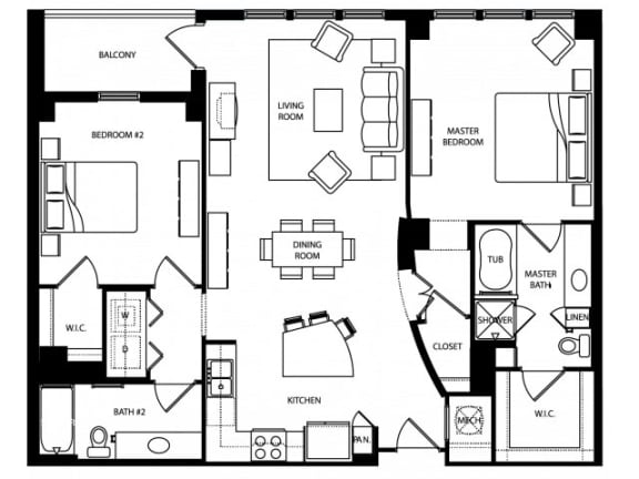 Floor Plans of Paramount on Lake Eola in Orlando, FL