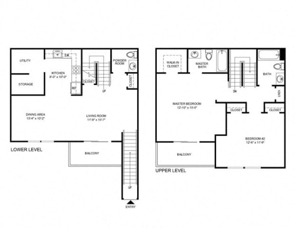 Floor Plans of Whiton Hills in Neshanic Station, NJ