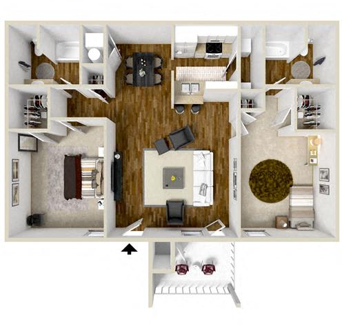 1, 2 & 3 Bed Apartments in Brandon, MS | Highpointe Apartments