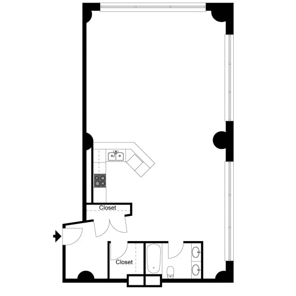 Floor Plans of Adam Hats Lofts in Dallas, TX