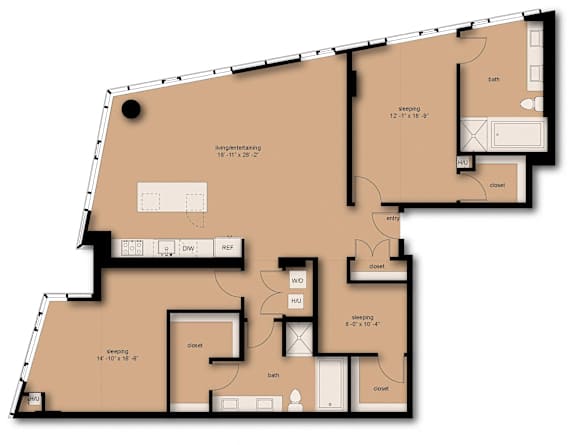 Studio, 1 & 2-Bedroom Apartments in Downtown Seattle | Stadium Place