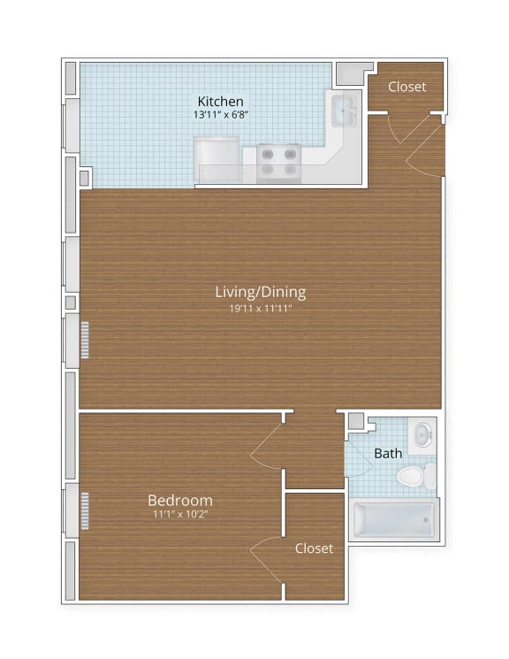 Washington, DC Studio, 1 & 2-Bedroom Apartments | Chalfonte