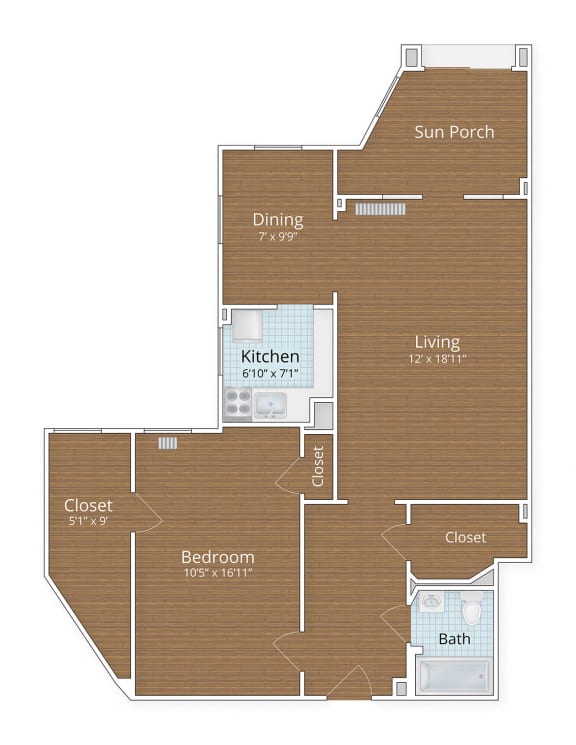 Washington, DC Studio, 1 & 2-Bedroom Apartments | Chalfonte