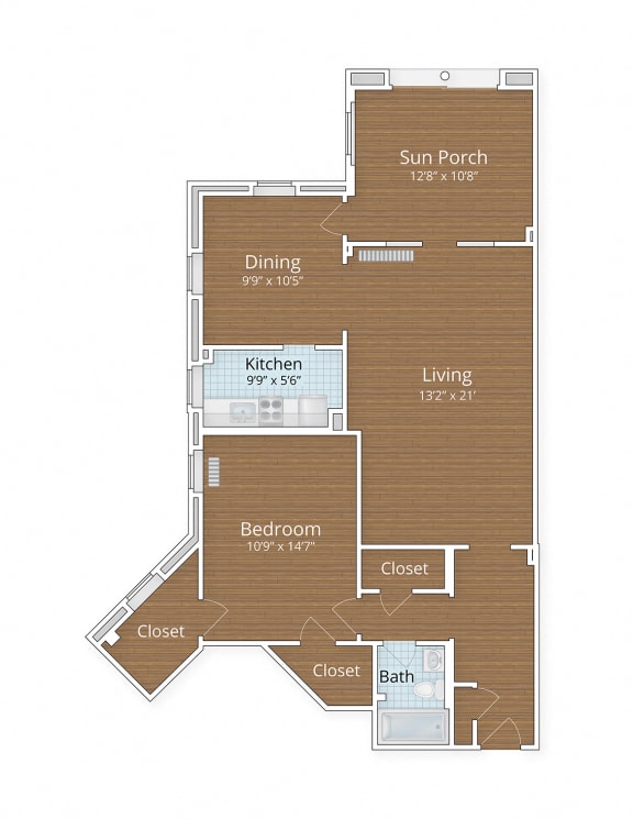 Washington, DC Studio, 1 & 2-Bedroom Apartments | Chalfonte