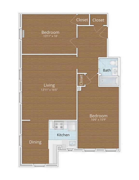 Washington, DC Studio, 1 & 2-Bedroom Apartments | Chalfonte