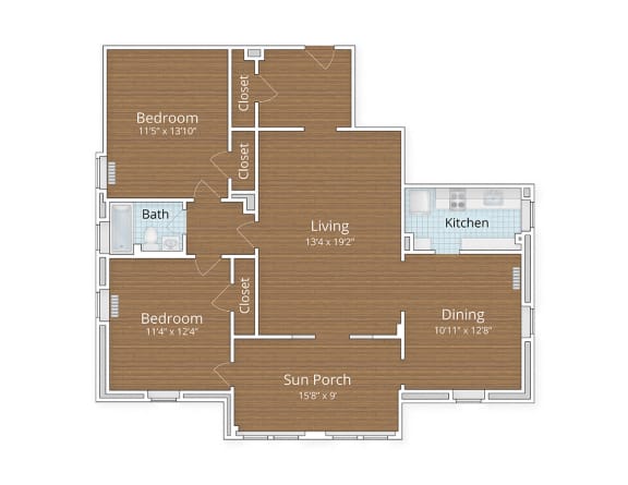 Washington, DC Studio, 1 & 2-Bedroom Apartments | Chalfonte