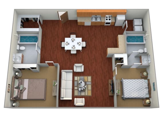 Boulder Ridge Apartments | 2 Bedroom, 2 Bathroom | Available Units