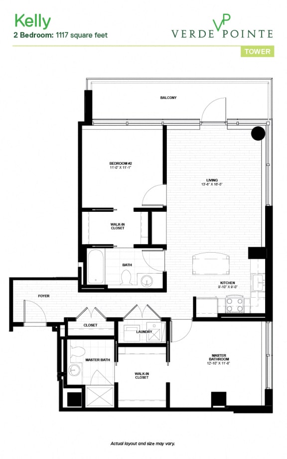 Floor Plans of Verde Pointe Apartment for Rent in Arlington, VA