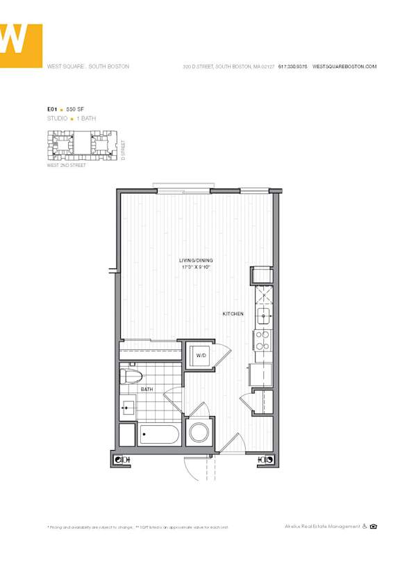 Property details for West Square Apartments from Akelius Real Estate ...
