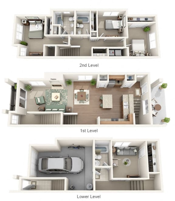 Floor Plans of Lookout at the Ridge in Washougal, WA