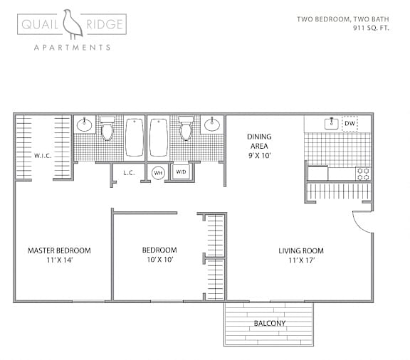 Quail Ridge | 2BR/2BA | Available Units