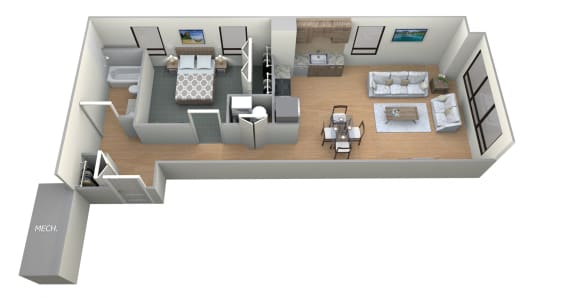 1 & 2-Bedroom Apartments in Downtown Spokane | The M Apartments