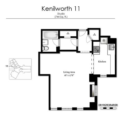 Floor Plans of Alden Park Luxury Apartments in Philadelphia, PA