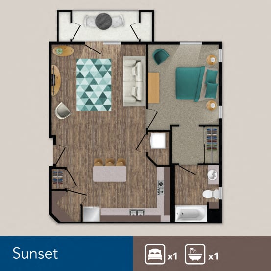 Studio, 1 & 2- Bedroom Apartments in Redlands, CA | The Crossings at Redlands