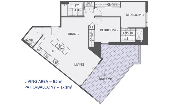 Floor plans The Elements by Kinleaf apartments in Subiaco Perth, WA