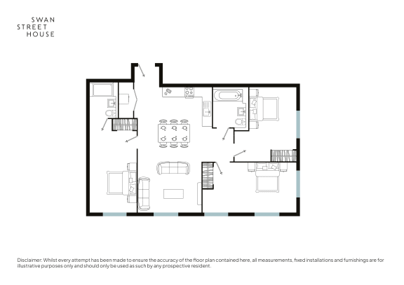 Floor Plans of Swan Street House in Manchester, [PropertyState]
