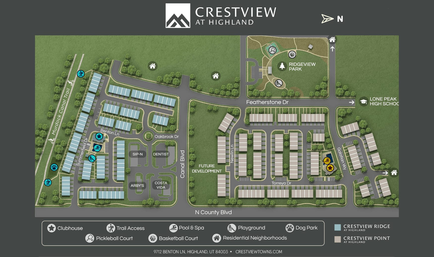 Crestview at Highland | Townhomes for rent in Highland, UT