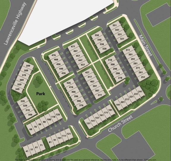 Map and Directions to Main Street Townes at Lilburn in Lilburn, GA