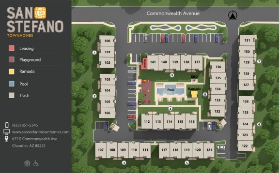 San Stefano Townhomes | Community Site Map