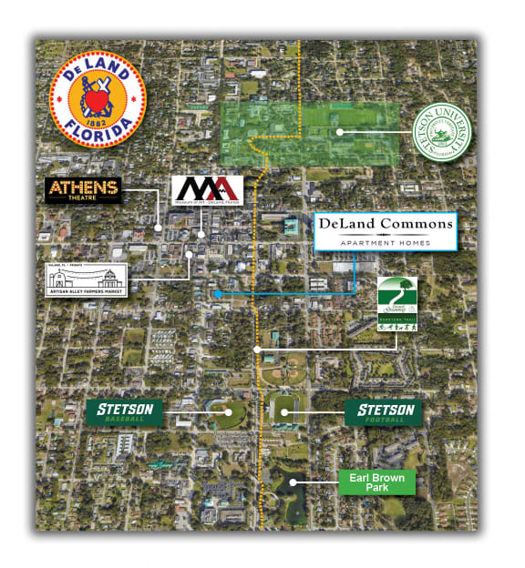 Deland Commons | Location of Deland Commons in Deland, FL