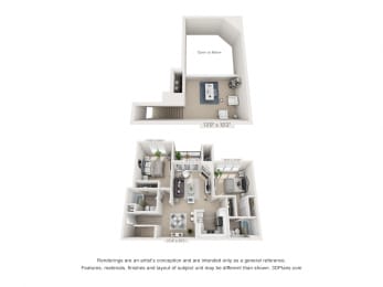 Floor Plans of Ashford Meadows in Herndon, VA