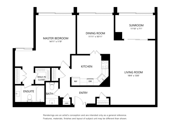 Floor Plans of Widdicombe Place in Etobicoke, ON