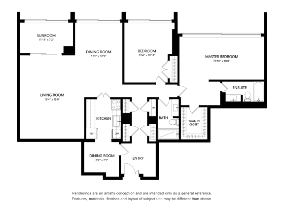 Floor Plans of Widdicombe Place in Etobicoke, ON