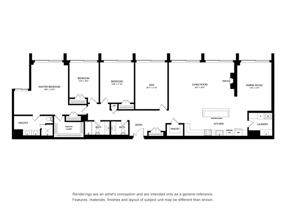 Floor Plans of Widdicombe Place in Etobicoke, ON