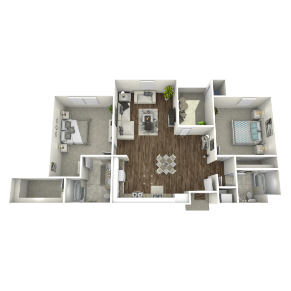 One, Two, & Three-BR Apartments in Riverside, CA | Layouts