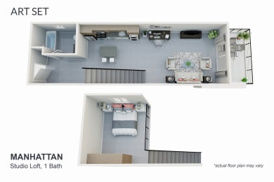 Studio Lofts for Rent in North Hollywood, CA | Floor Plans