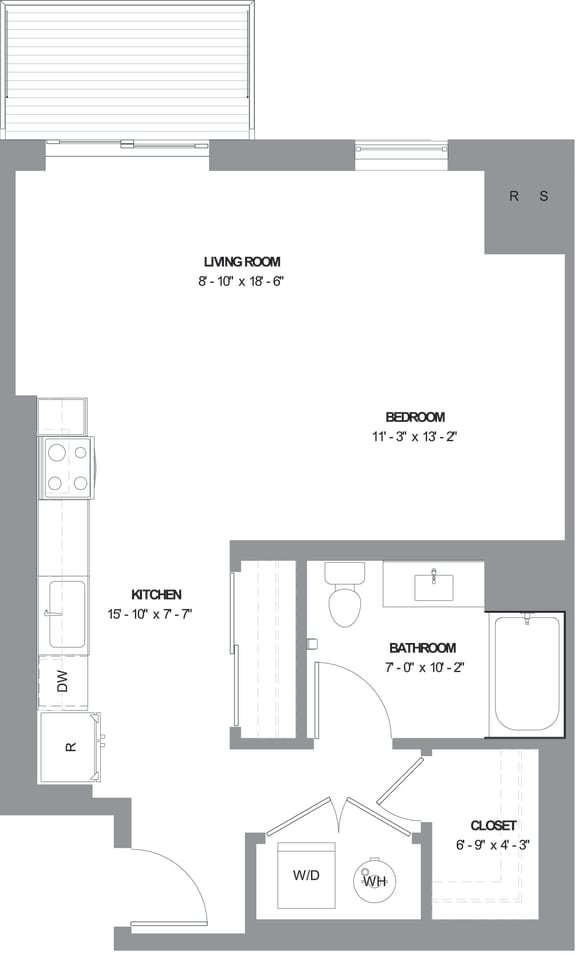 Floor Plans of Apex 400 Apartments in Glen Ellyn, IL