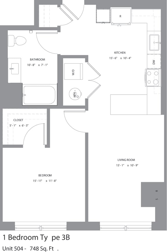 Floor Plans of Apex 400 Apartments in Glen Ellyn, IL