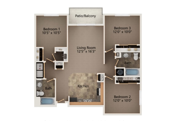 Floor Plans | Highland View Apartments