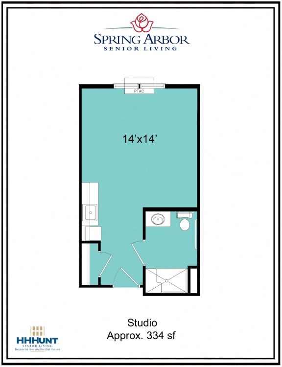 Studio & 1 Bedroom Senior Apartments in Cary | Spring Arbor of Cary