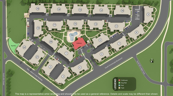 Site Map | The Meridian at Walnut Creek