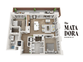 Floor Plans of The Matadora in Savannah, GA